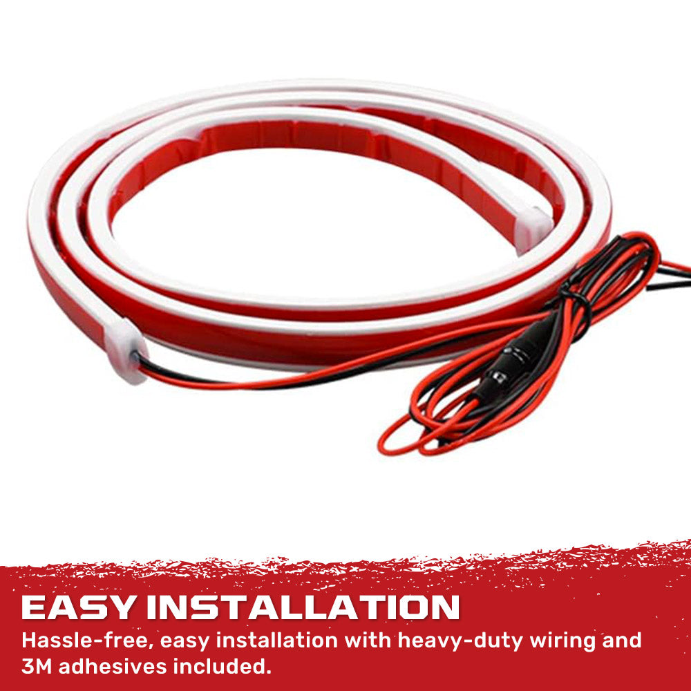 High Power DRL Hood LED Light with Start-up Sequence in White or Amber ...