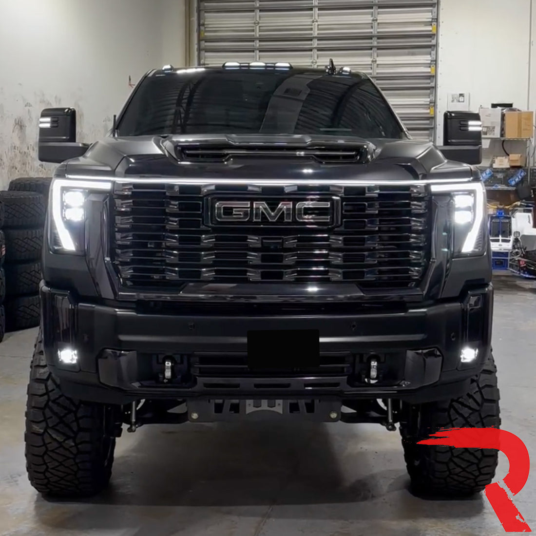 High Power DRL Hood LED Light with Start-up Sequence in White or Amber ...