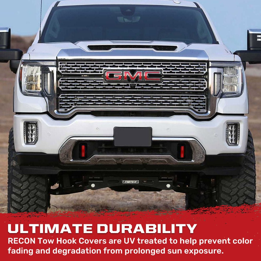 Chevy 20-25 Silverado 2500/3500 Tow Hook Covers 2-Piece Set of Silicon ...