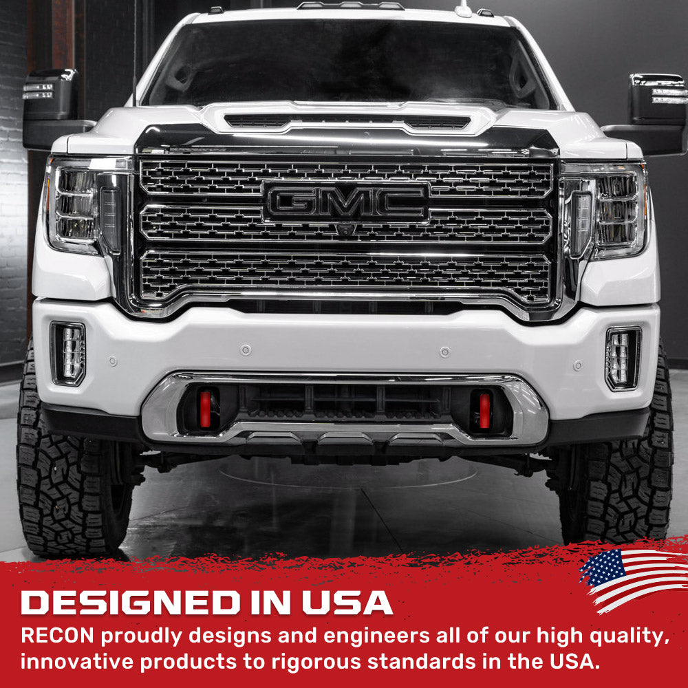 Chevy 20-25 Silverado 2500/3500 Tow Hook Covers 2-Piece Set of Silicon ...