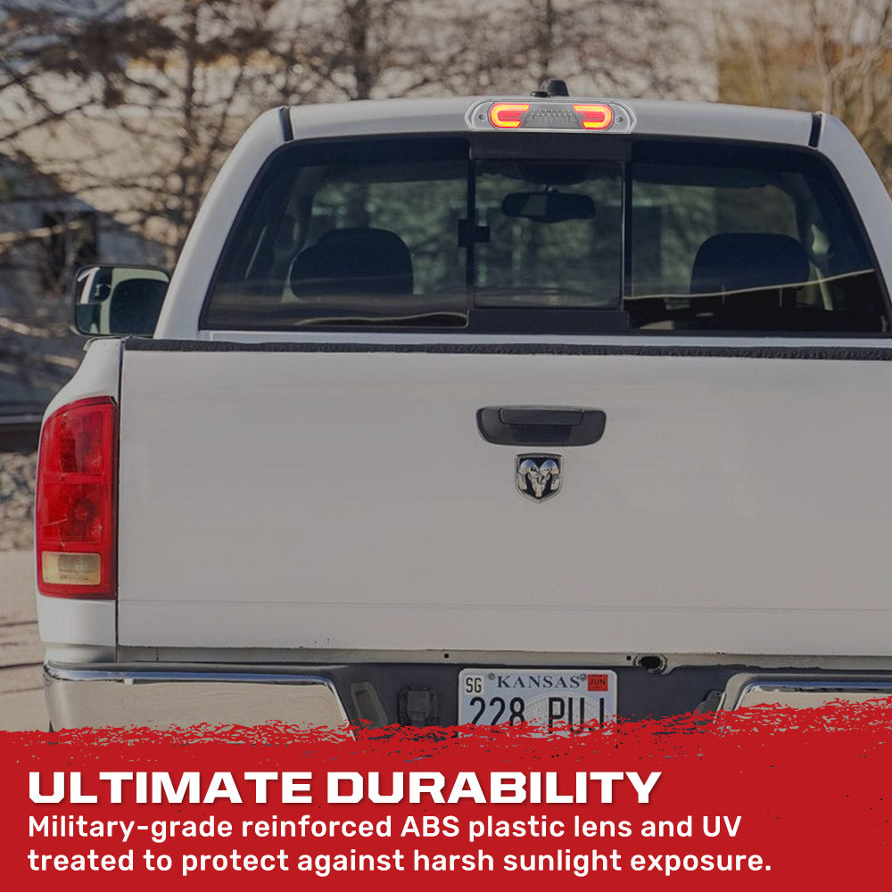 Dodge RAM & 03-09 Dodge RAM 2500/3500 3rd Brake Light Kit LED - Clear ...