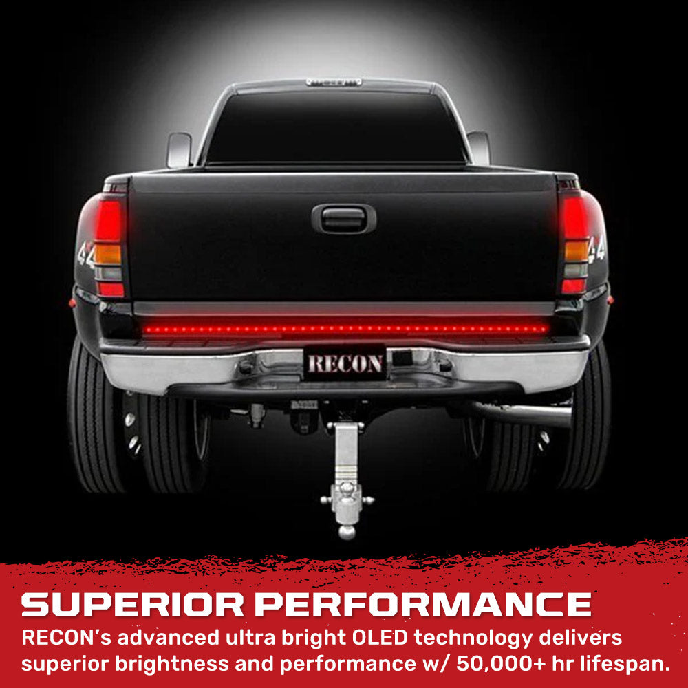 Original "Line of Fire" Hyperlite LED Tailgate Light Bar in Red - Mult ...