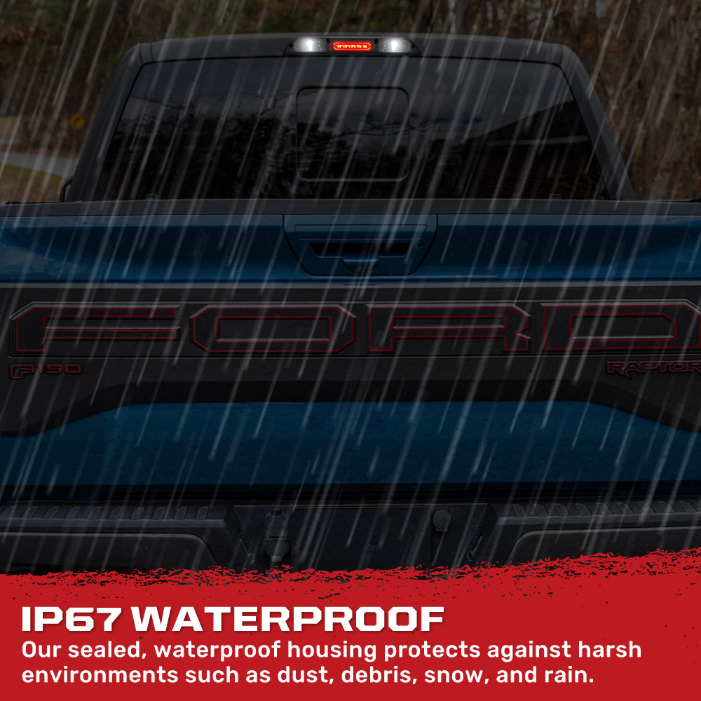 Ford Raptor 17-20 3rd Brake Light Kit with CREE XML LEDs in Black / Sm ...