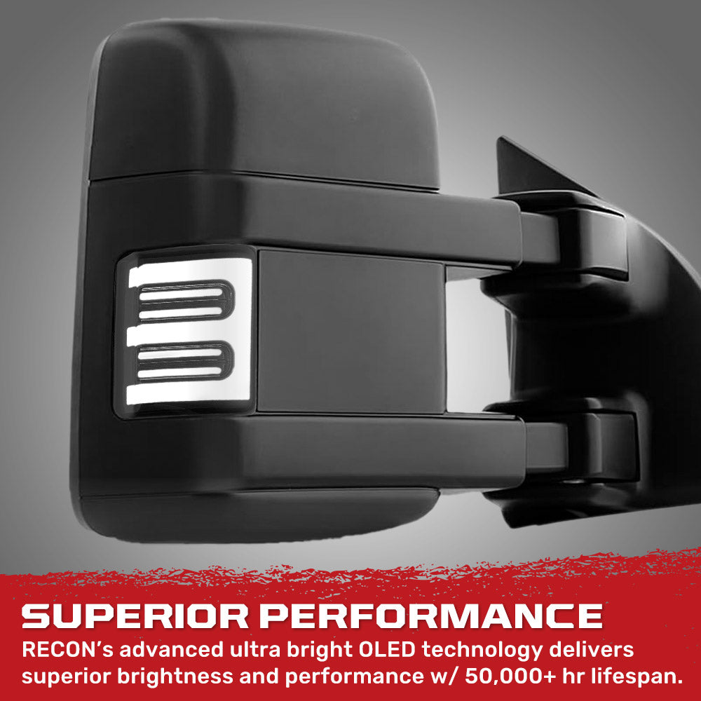 Ford 08-16 Super Duty F250/F350 Side Mirror Lenses (2-Piece Set) Ultra ...