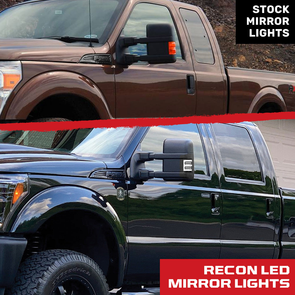 Ford 08-16 Super Duty F250/F350 Side Mirror Lenses (2-Piece Set) Ultra ...