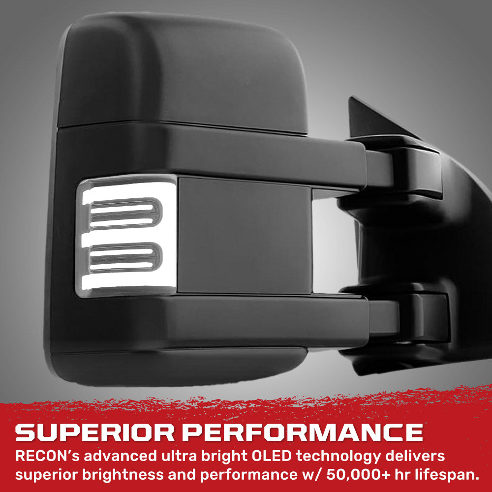 Ford 08-16 Super Duty F250/F350 Side Mirror Lenses (2-Piece Set) Ultra ...