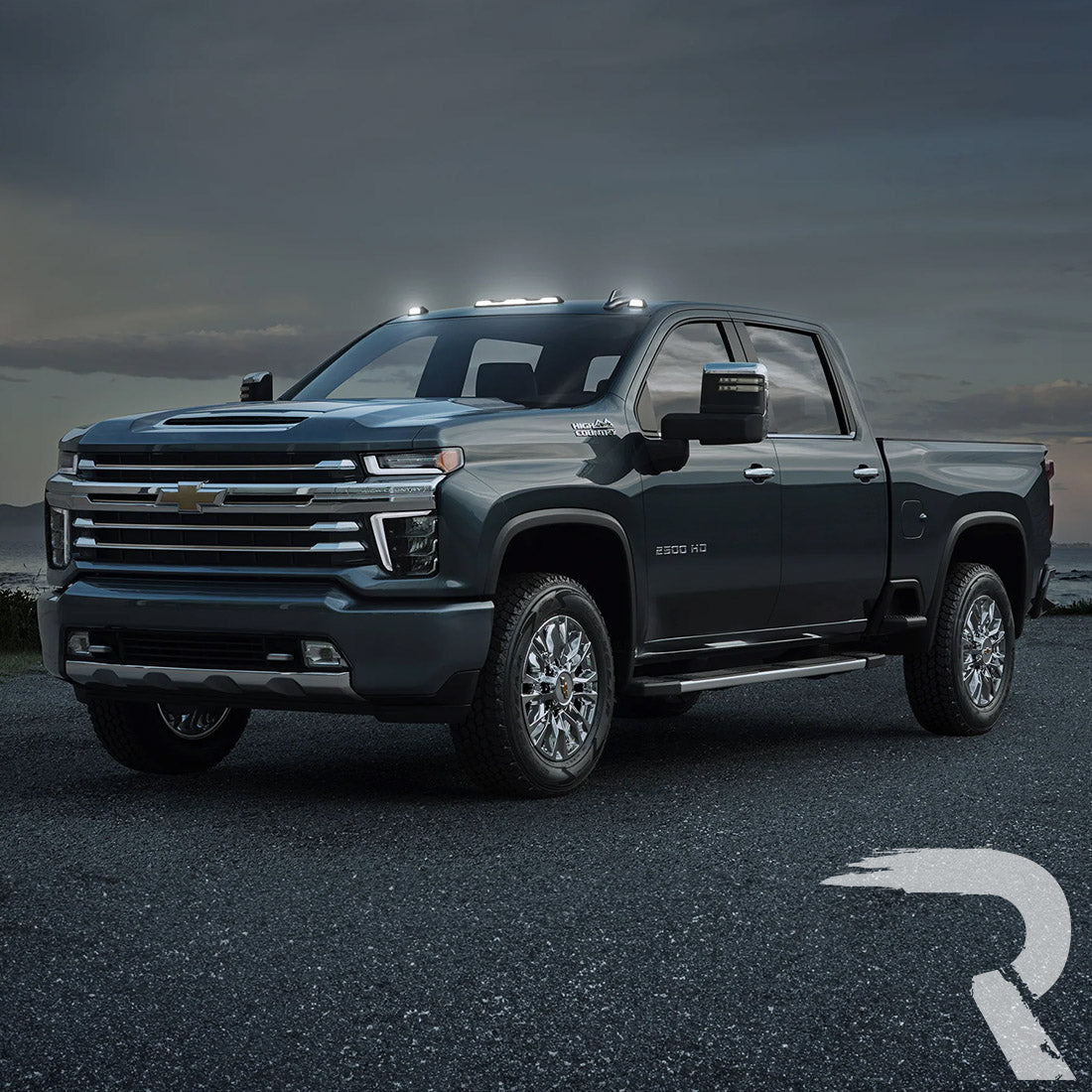 GMC & Chevy 20-25 (4th GEN Body Style) Heavy-Duty (3-Piece Set) Smoked ...