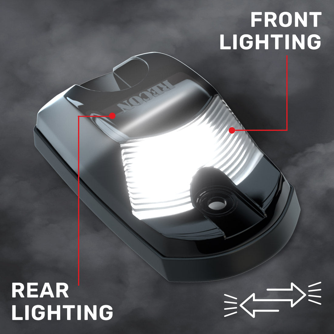 Ford Super Duty 17-25 5-Piece Cab Roof Light Set 2-Way Front & Rear Fa ...