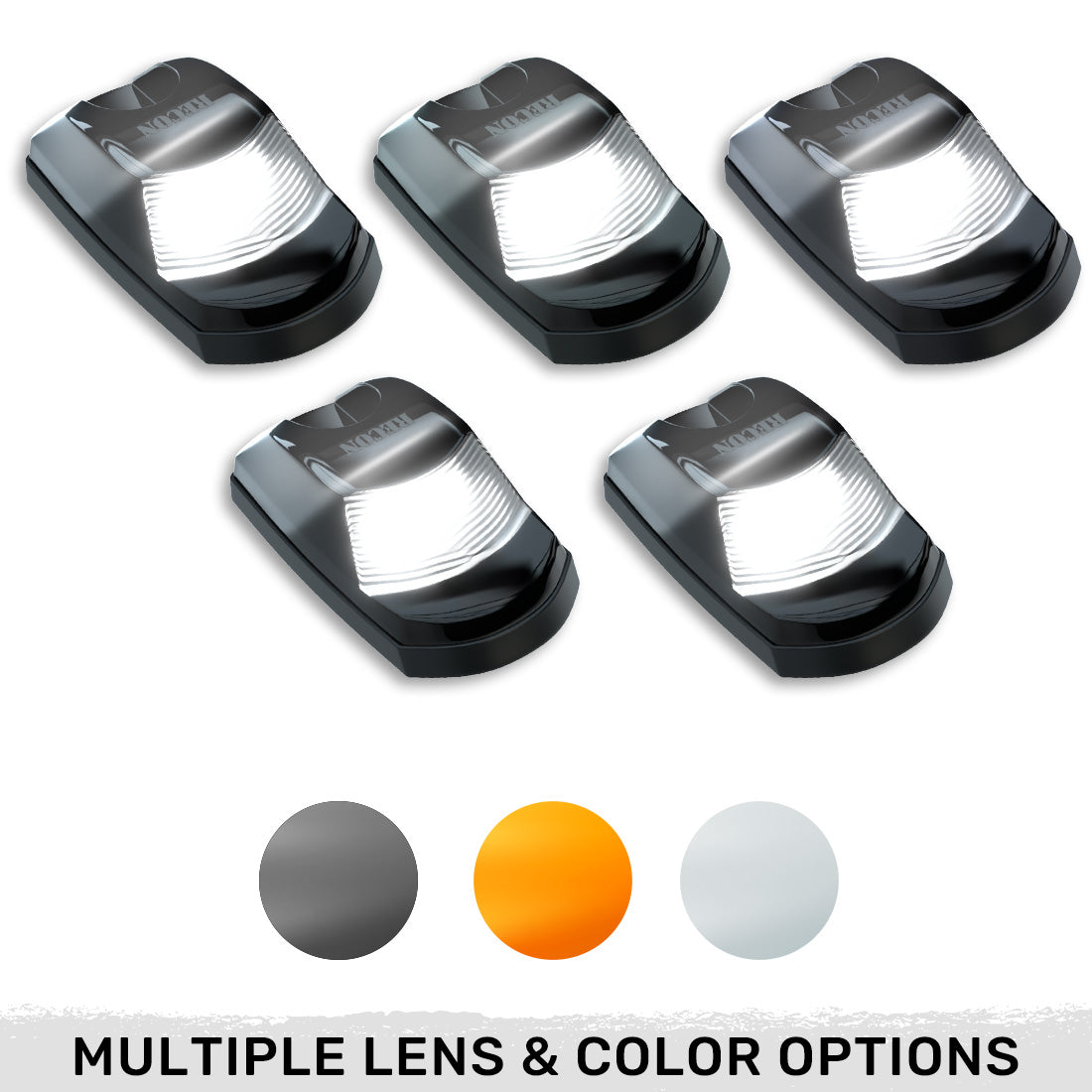 Ford Super Duty 17-23 5-Piece LED Cab Lights | Gorecon.com