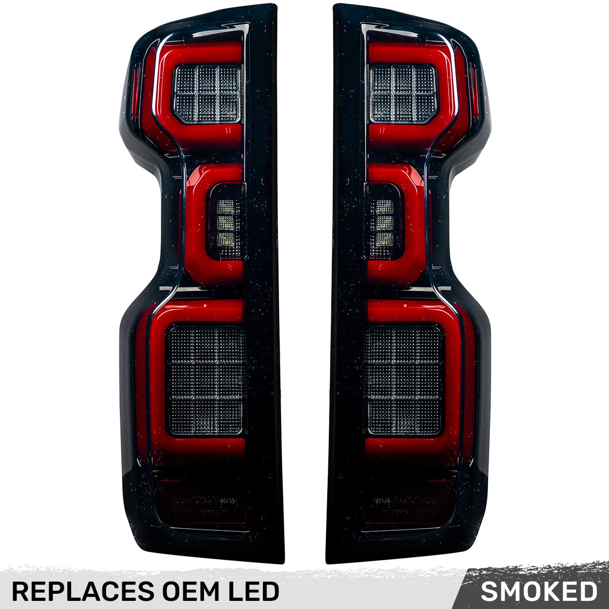 Chevy Silverado 1500 19-25 Ultra Bright OLED Tail Lights (Replaces Fac ...