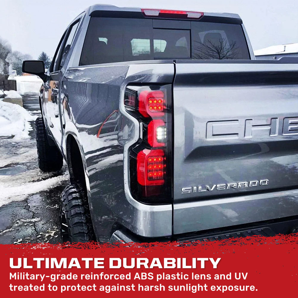 Chevy Silverado 2500/3500 24-25 Ultra Bright OLED Tail Lights (Replace ...