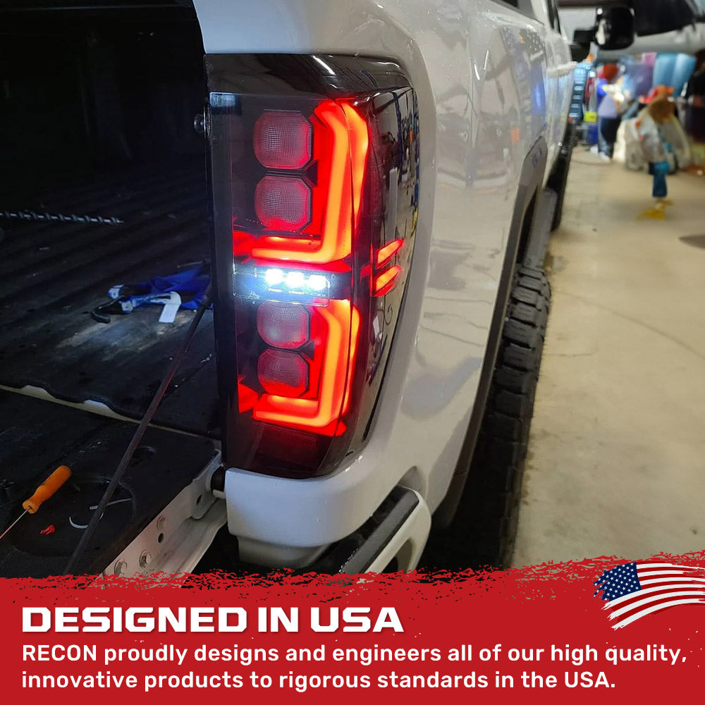 GMC Sierra 2500/3500 20-23 Ultra Bright OLED Tail Lights (Replaces Fac ...