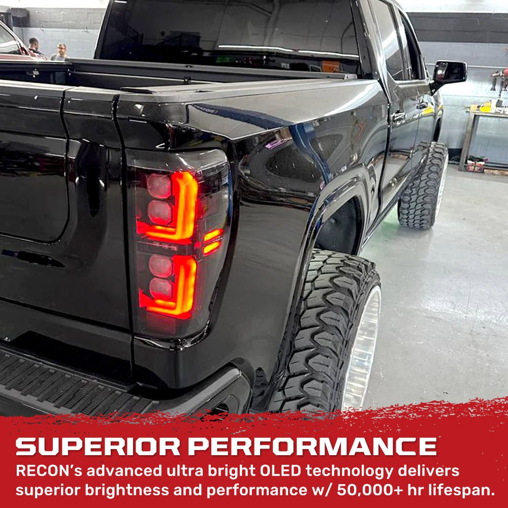 GMC Sierra 2500/3500 20-23 Ultra Bright OLED Tail Lights (Replaces Fac ...