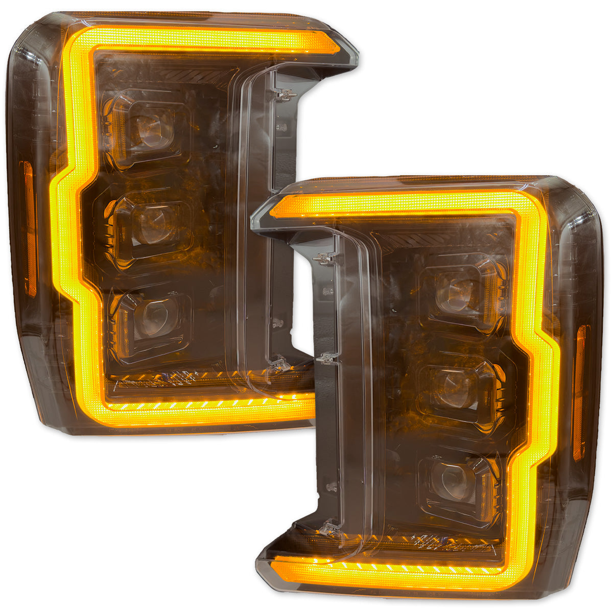 Ford 23-26 Super Duty (F250, F350, F450, F550) Full LED Projector Head ...