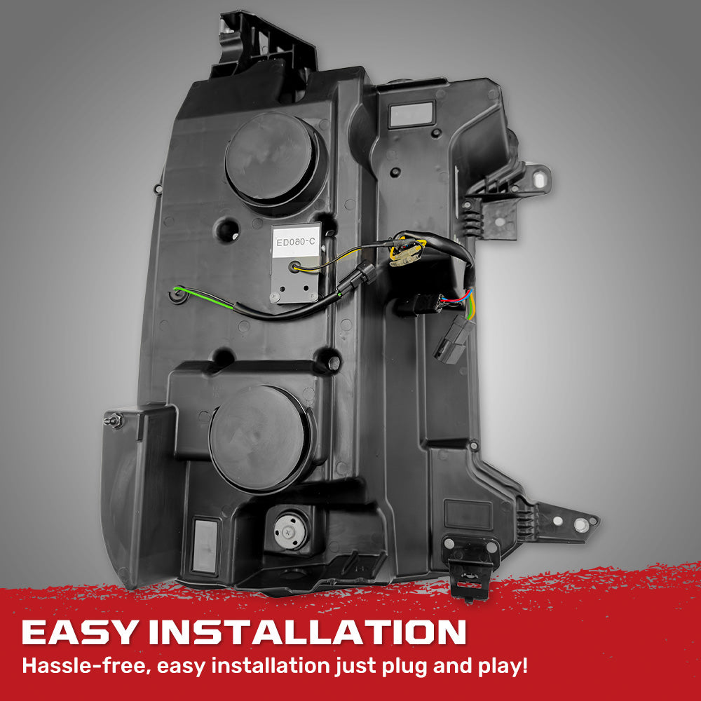 Ford 23-26 Super Duty (F250, F350, F450, F550) Full LED Projector Head ...