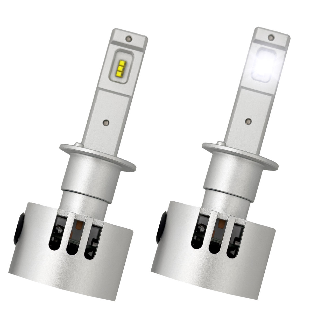 H1 12V High Power LED Headlight Bulbs 25-Watt (Single Beam) Ballast Fr ...