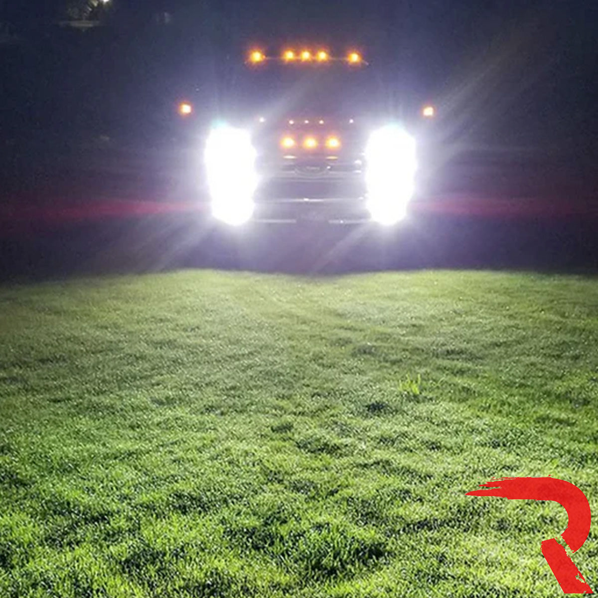 H1 12V High Power LED Headlight Bulbs 25-Watt (Single Beam) Ballast Fr ...