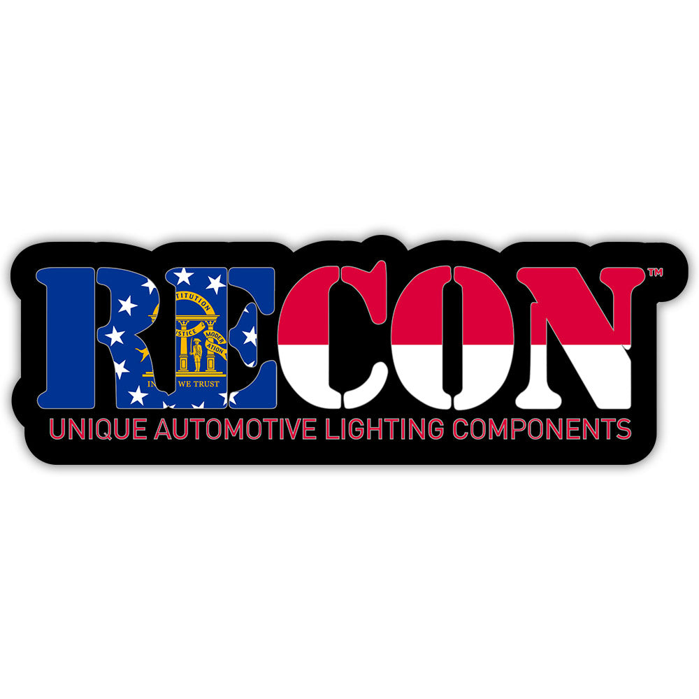 RECON U.S. State Decal Stickers - Choose Your State 7" x 2.75" Glossy ...