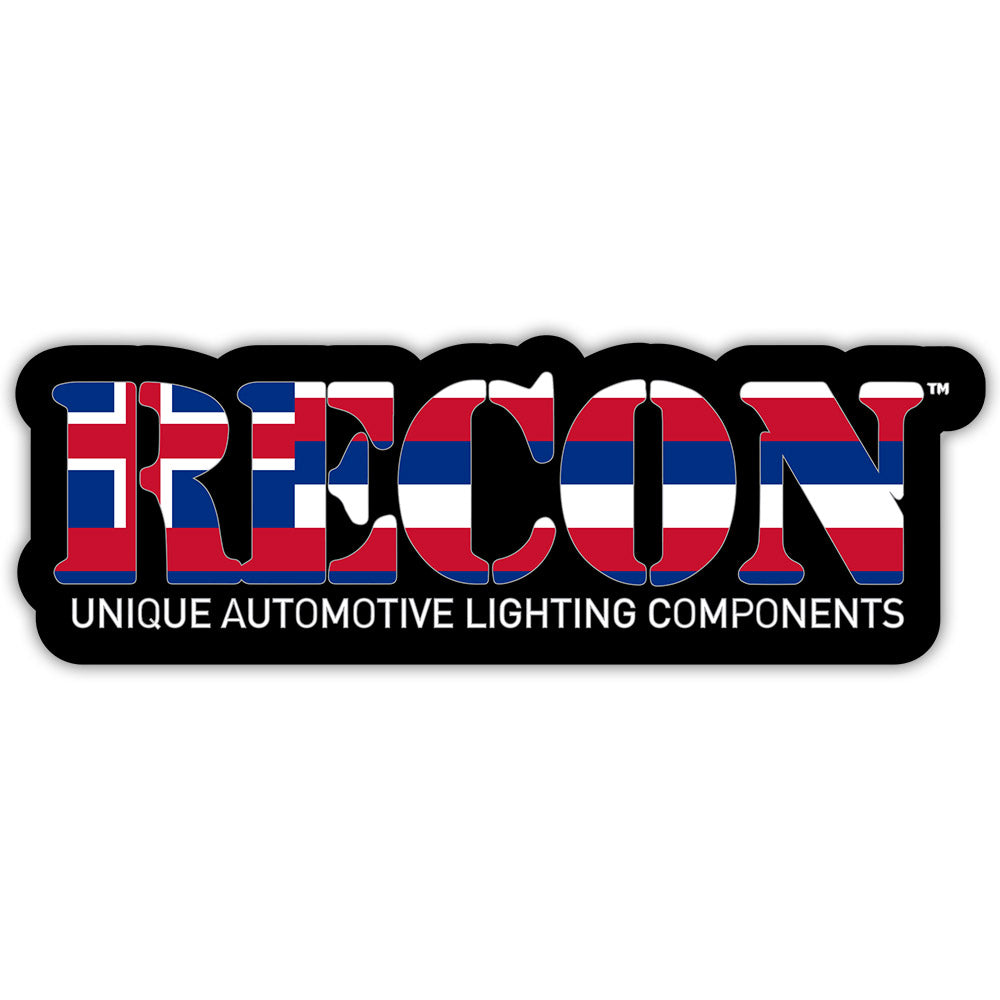 RECON U.S. State Decal Stickers - Choose Your State 7" x 2.75" Glossy ...