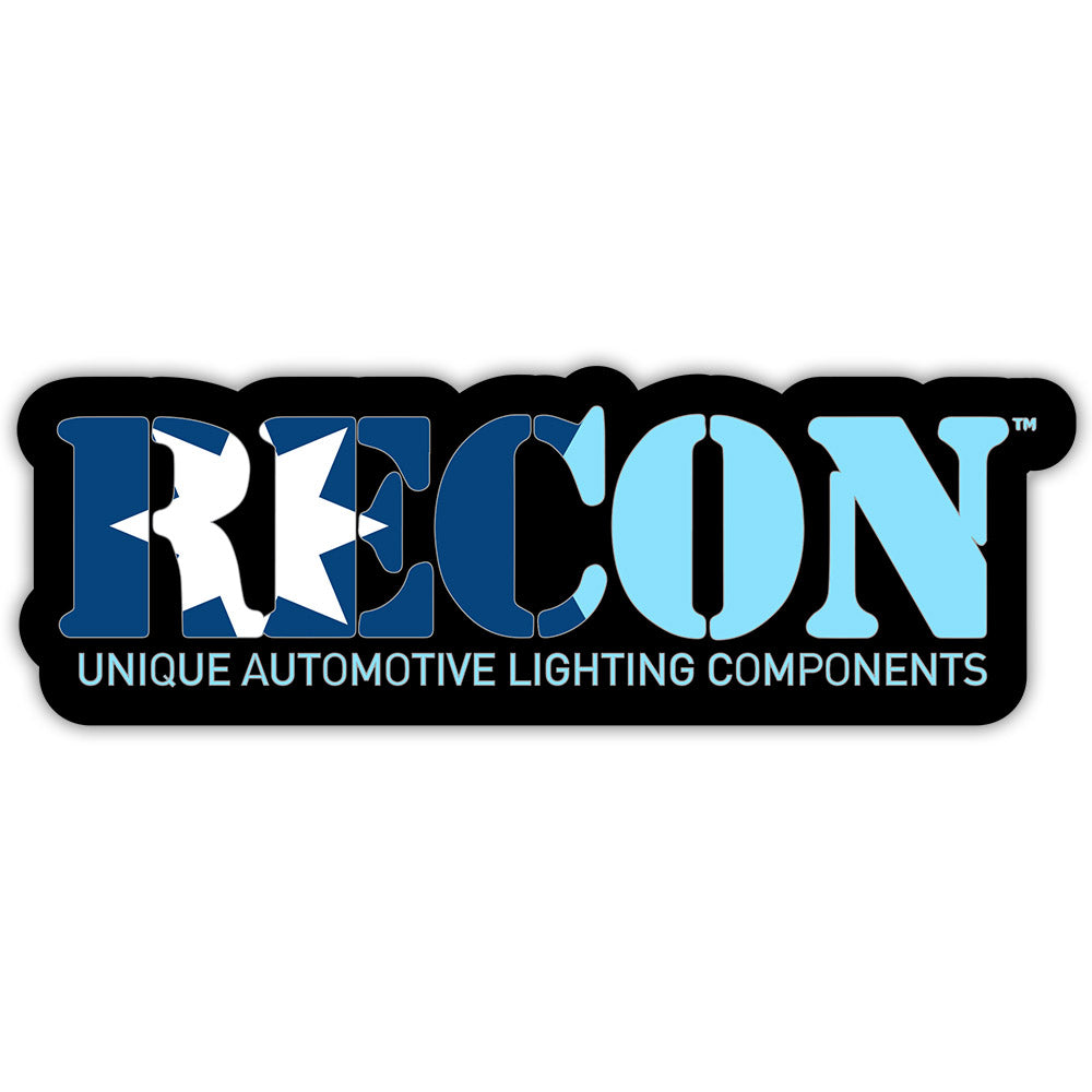 RECON U.S. State Decal Stickers - Choose Your State 7" x 2.75" Glossy ...