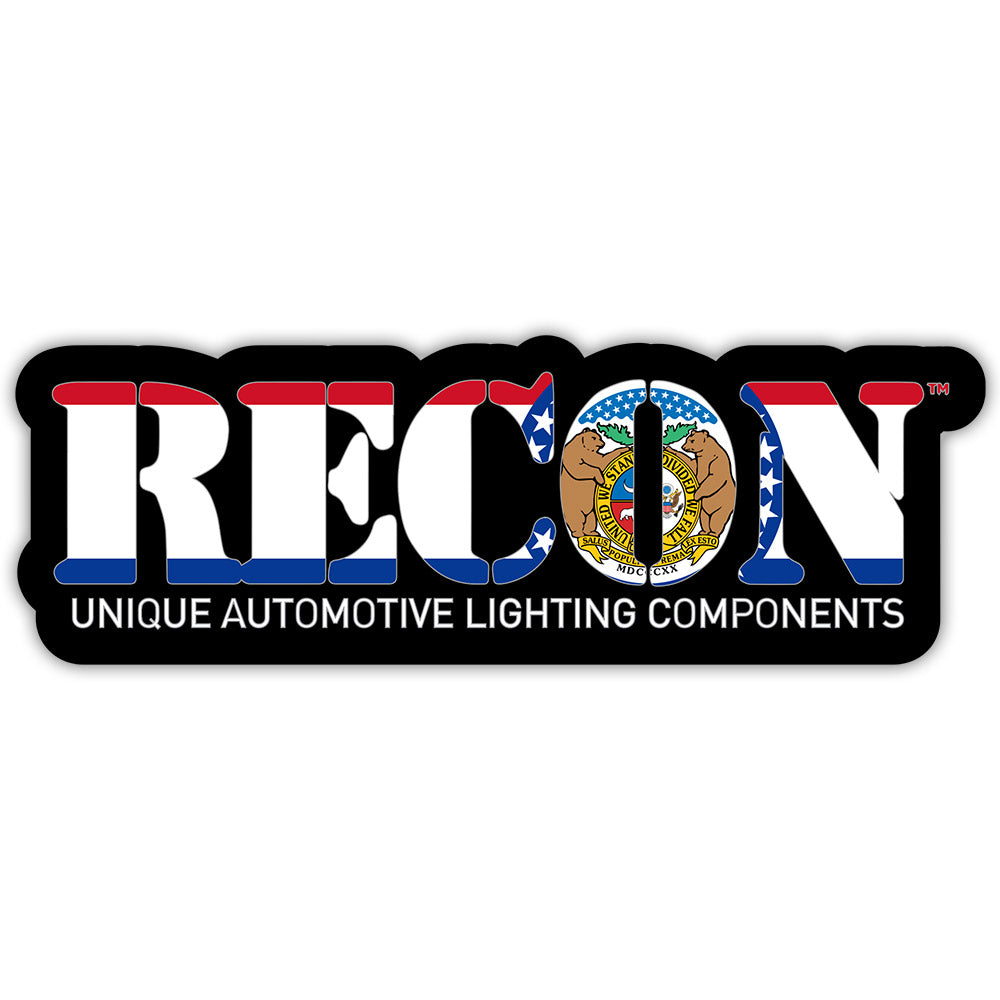RECON U.S. State Decal Stickers - Choose Your State 7" x 2.75" Glossy ...