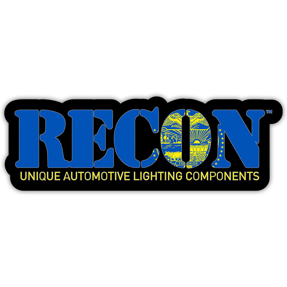RECON U.S. State Decal Stickers - Choose Your State 7" x 2.75" Glossy ...