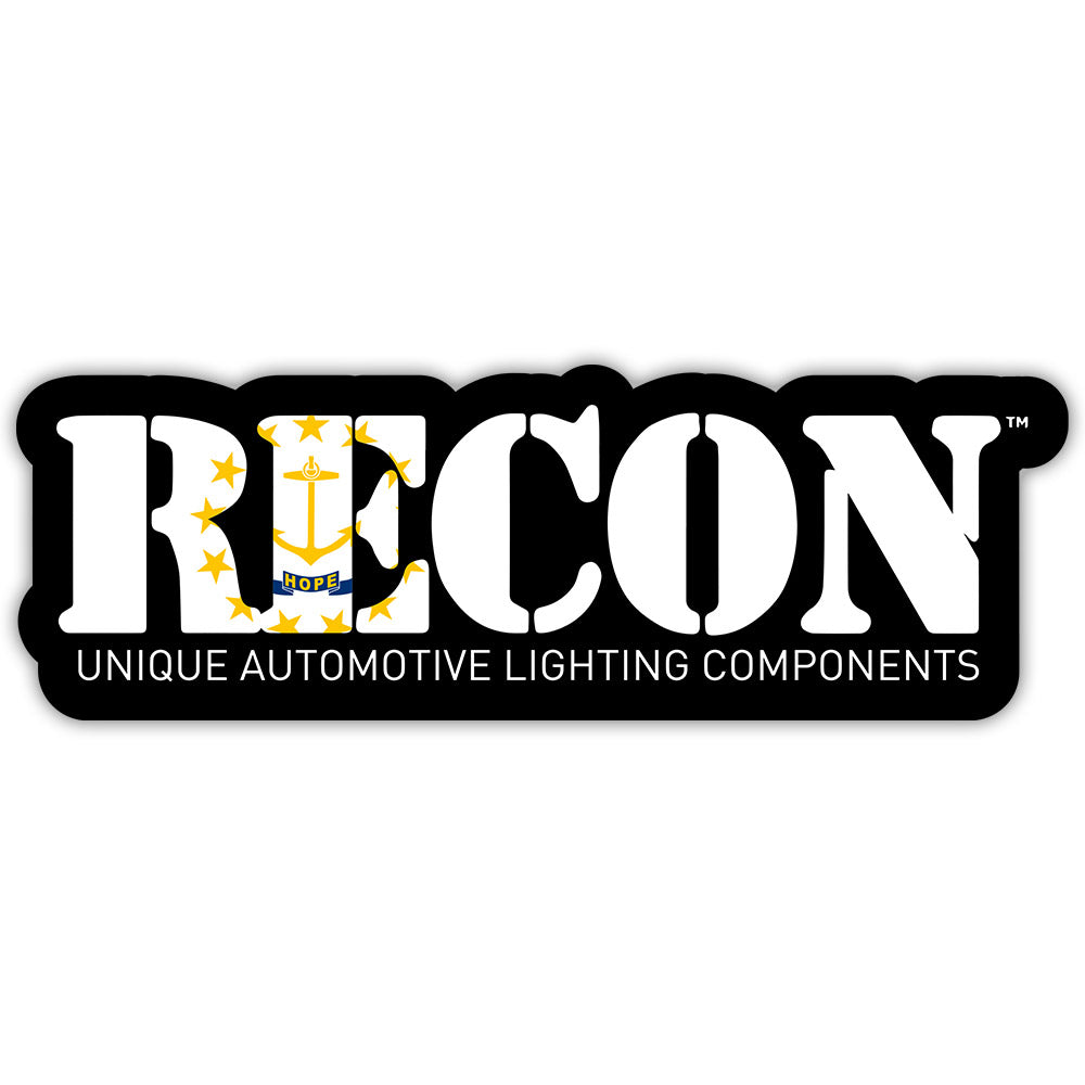 RECON U.S. State Decal Stickers - Choose Your State 7" x 2.75" Glossy ...