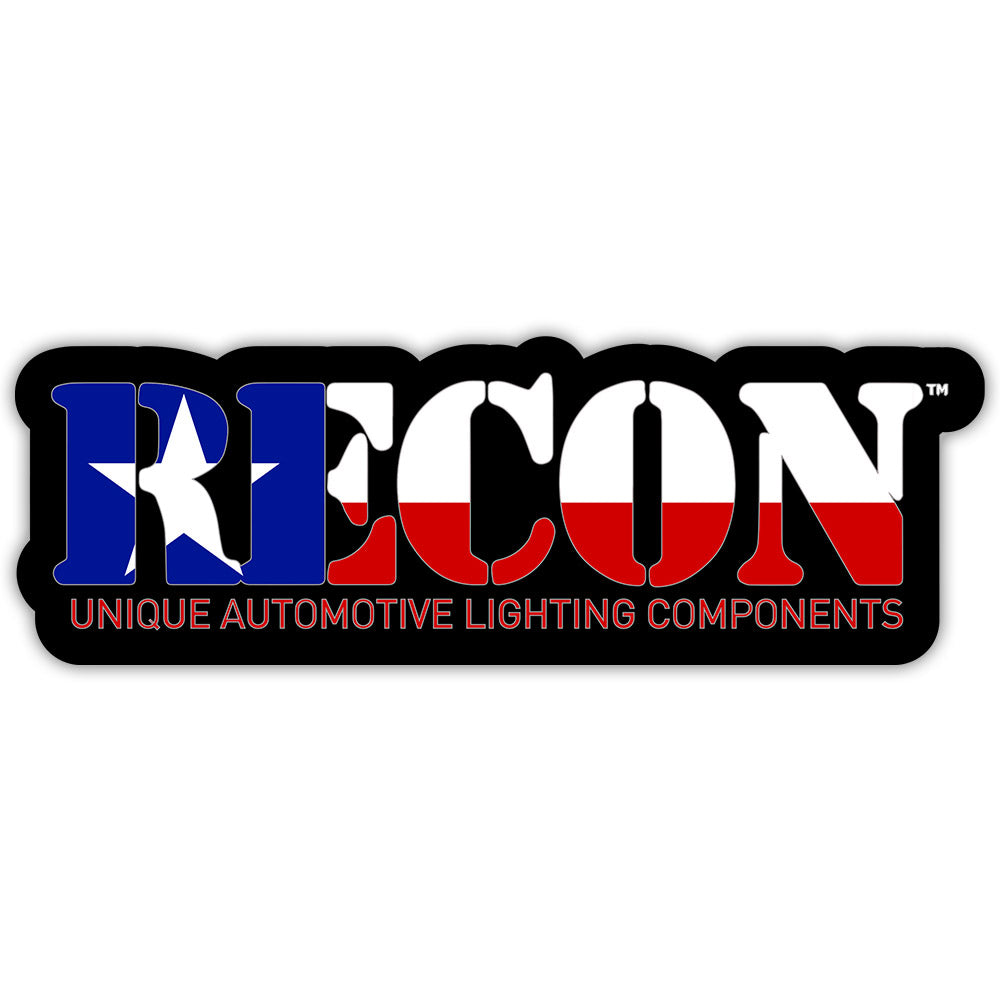 RECON U.S. State Decal Stickers - Choose Your State 7" x 2.75" Glossy ...
