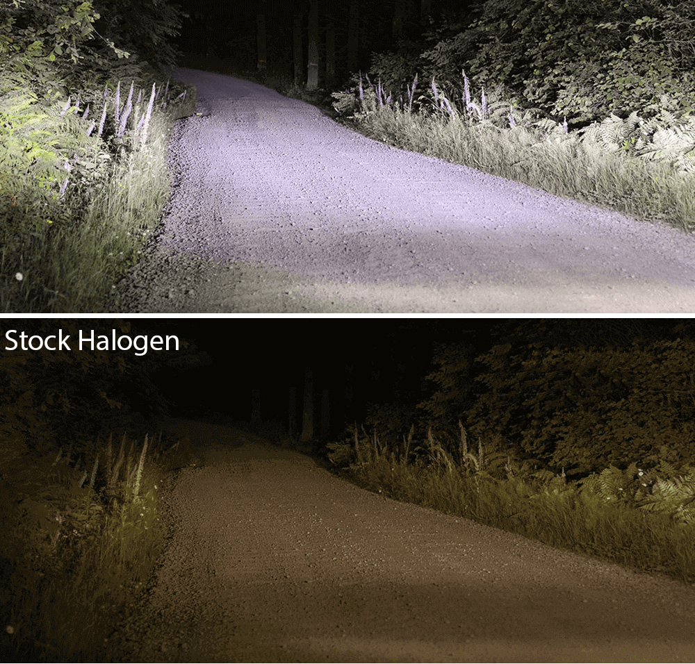 H1 12V (6,000 KELVIN) 25-WATT HIGH-POWER (SINGLE BEAM) BALLAST FREE LE ...