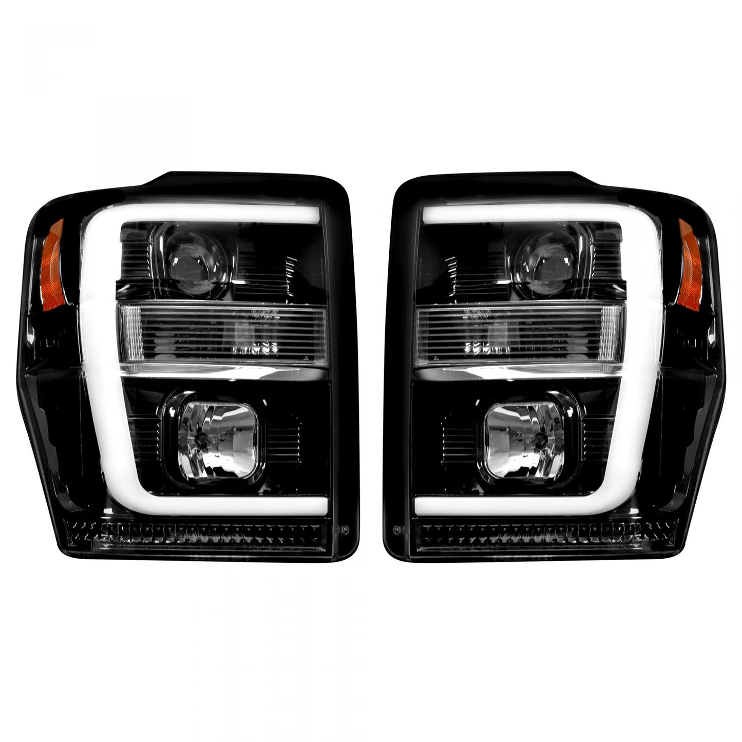 Ford Super Duty 08-10 Projector Headlights OLED Halos DRL - Multiple S ...