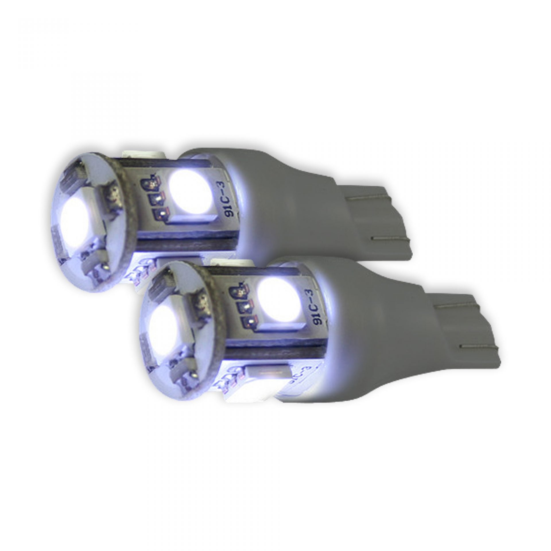 921 T-15 Wedge Style 360 Degree 5 LED Bulbs in White - GoRECON