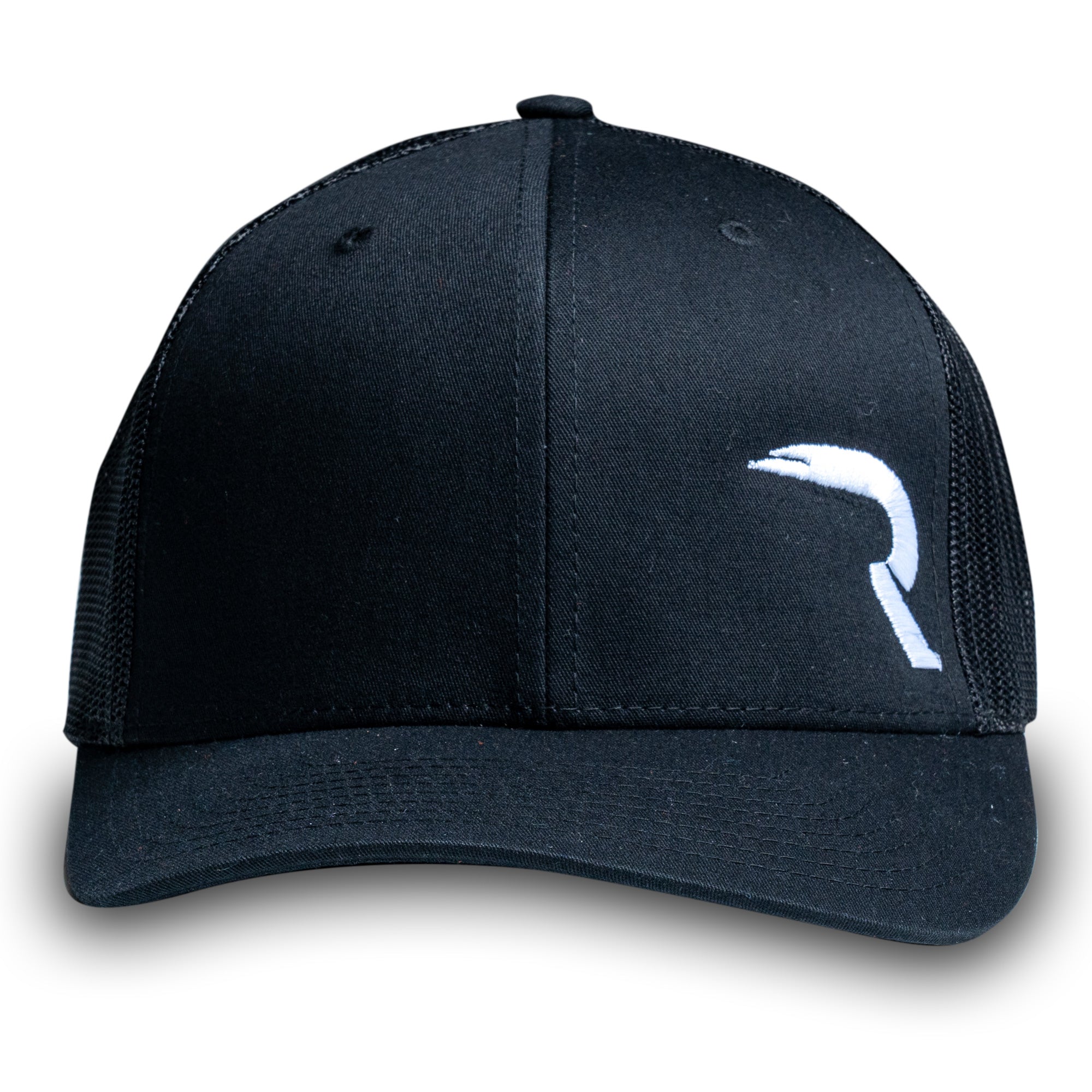 RECON "R" Trucker Snapback Hat - Black - GoRECON