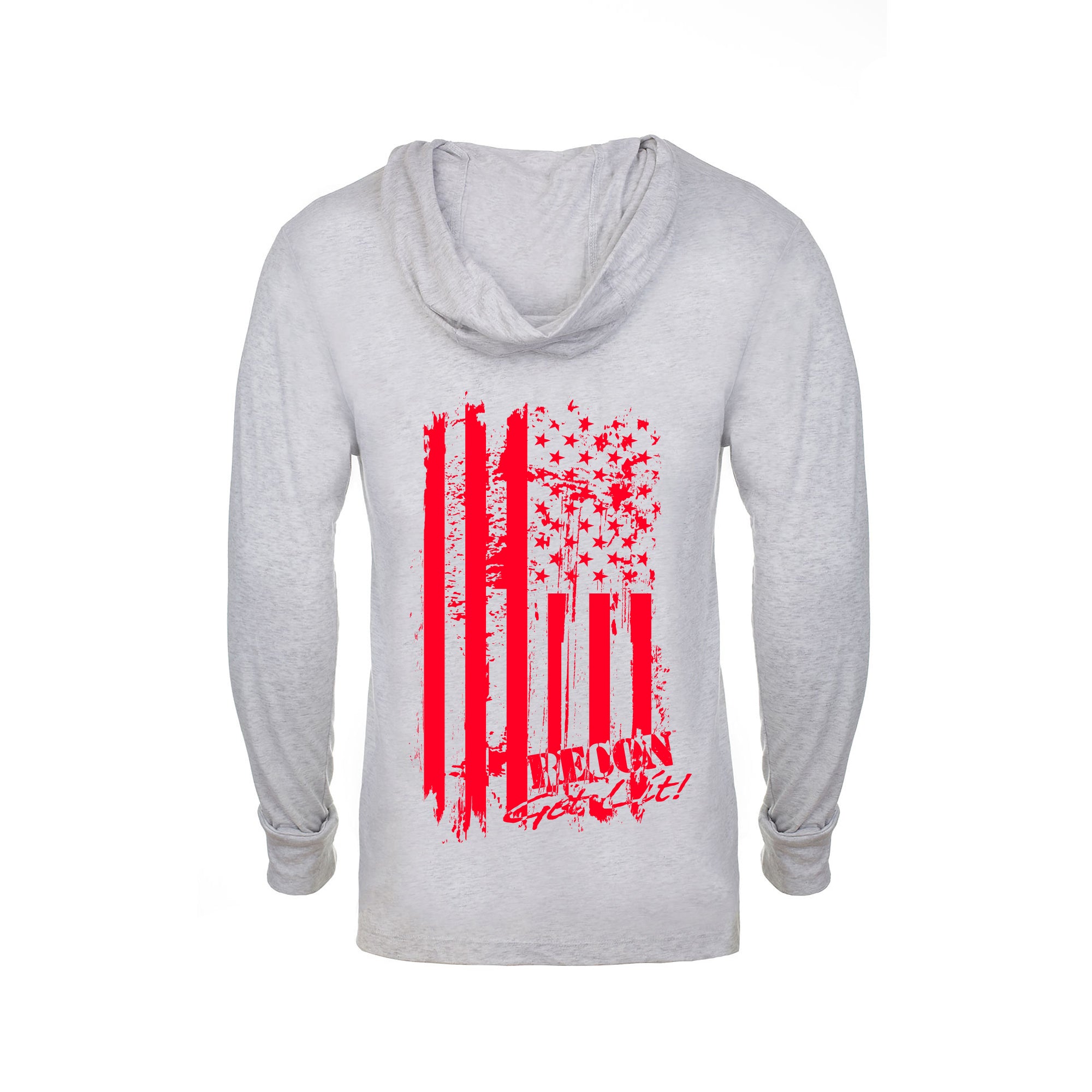 Long Sleeve | RECON American Flag Logo Hoodie - GoRECON